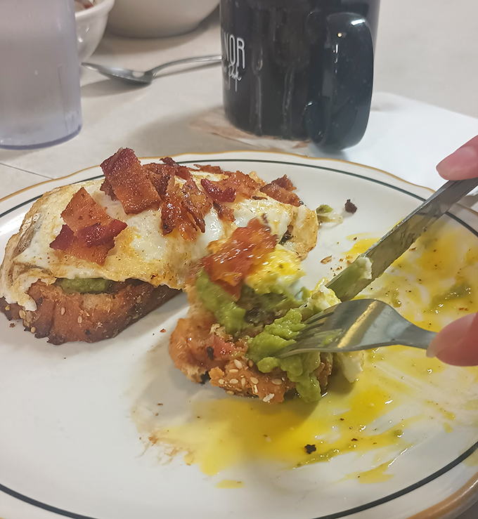 Avocado toast that proves millennials didn't invent everything – sometimes classics get a delicious modern twist.