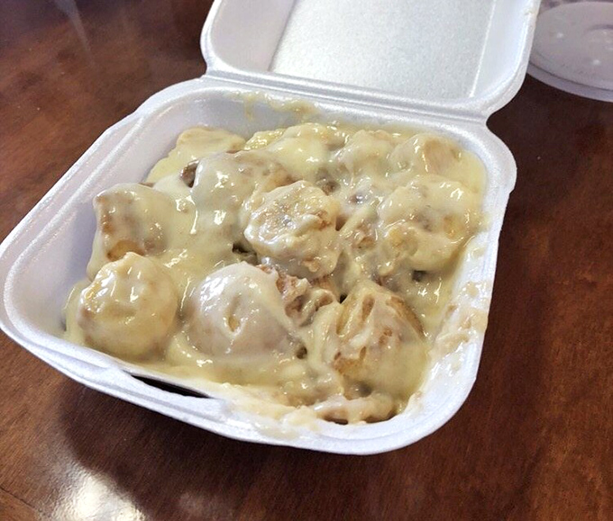 Banana pudding so good it deserves its own area code – creamy, dreamy, and worth every calorie-laden spoonful.