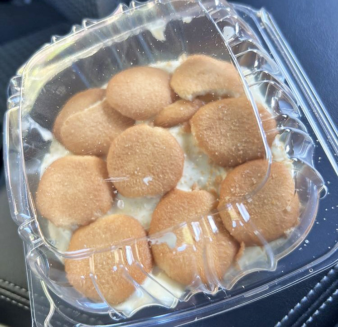 Banana pudding &ndash; the traditional finale to any proper barbecue feast. Those vanilla wafers soaking up creamy goodness are the dessert equivalent of a standing ovation.