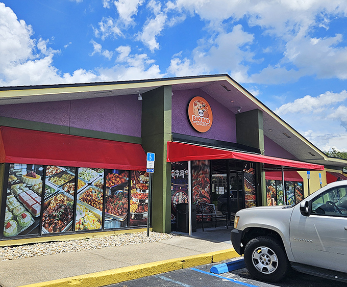 BaoBao's vibrant exterior hints at the flavor explosion waiting inside – where buffet doesn't mean boring, but bountiful.