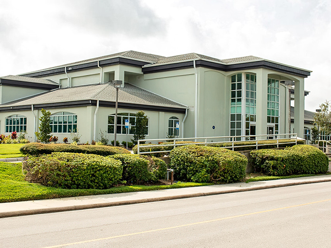 Bartow Public Library offers air-conditioned refuge and free entertainment, the retirement equivalent of finding money in your pocket.