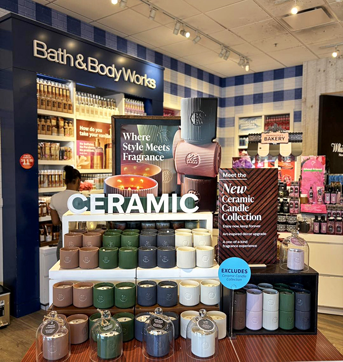 Bath & Body Works' ceramic candle collection&mdash;because nothing says "adulting" like spending money you saved on clothes on fancy candles instead.
