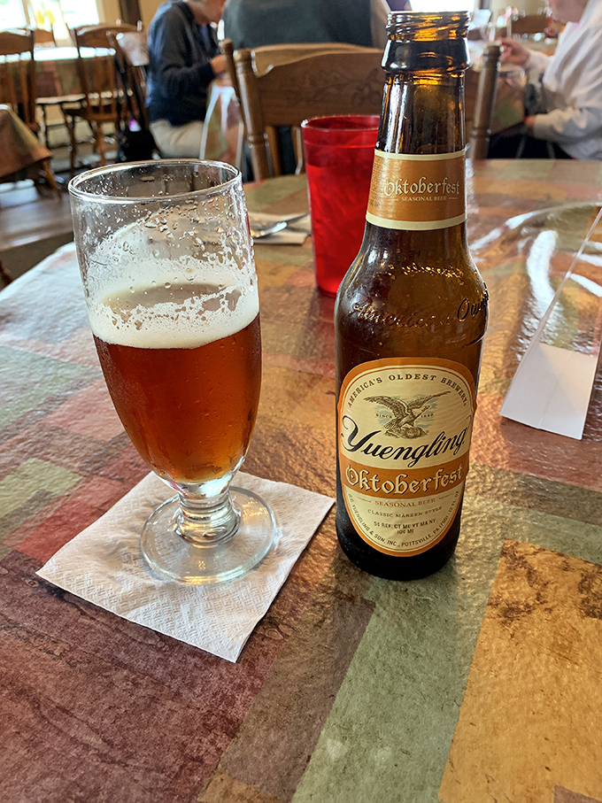 Nothing complements a hearty diner meal like America's oldest brewery. That Yuengling Oktoberfest is practically Pennsylvania in liquid form.