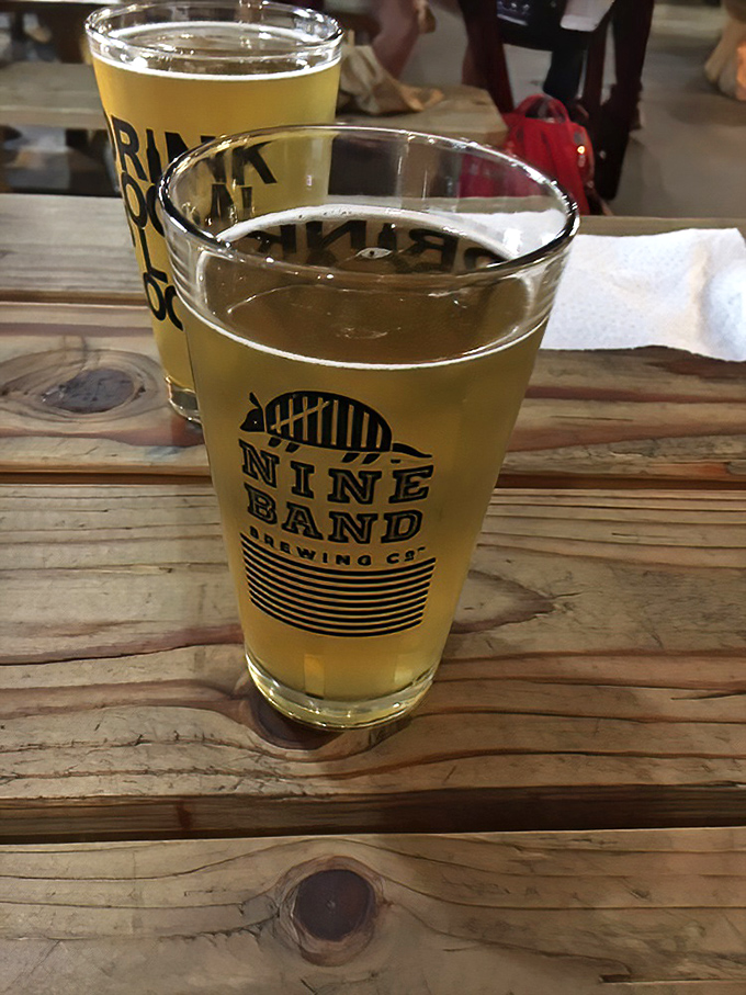 Local craft beer&mdash;because fighting fire with fire is overrated. Nothing complements smoky meat like a cold, crisp brew.