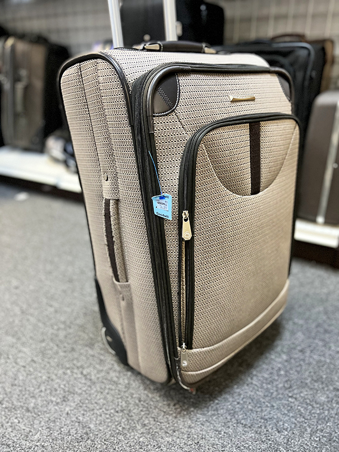 Travel in style without the first-class price tag&mdash;this suitcase is ready for adventures your credit card will actually approve.