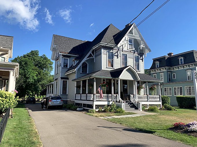 The Belva Lockwood Inn combines Victorian charm with modern comfort, like finding Wi-Fi in a time machine. Those porches practically beg for morning coffee.