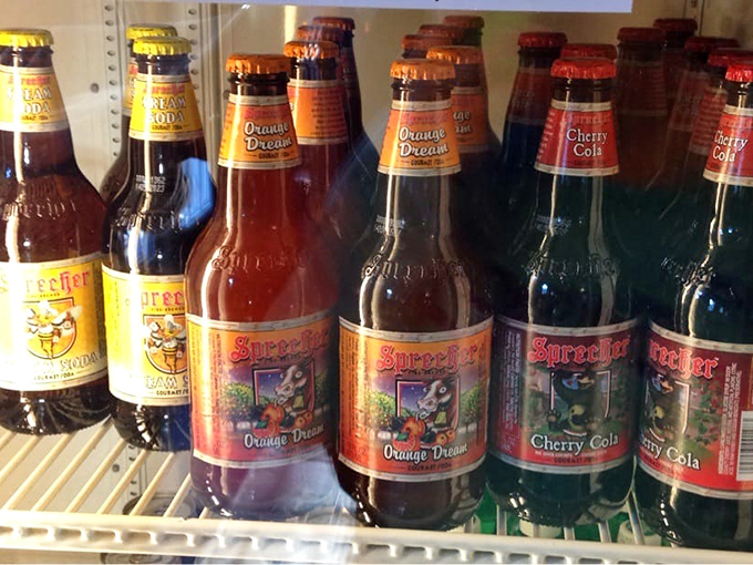 Even the beverages at Heirloom Market show attention to detail. These colorful Sprecher sodas are the supporting actors that know exactly how to complement the star of the show.