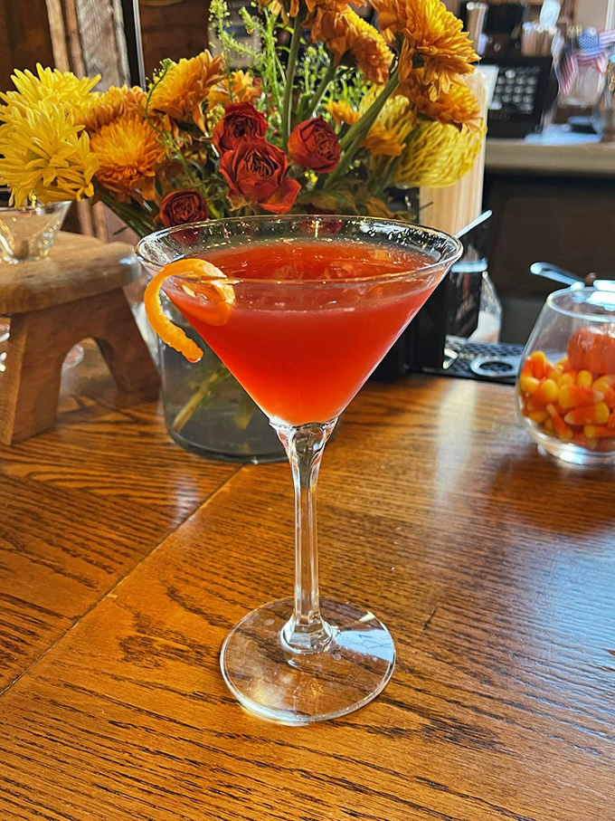 Not just a cocktail but a sunset in a glass&mdash;this vibrant martini brings dramatic color and flavor that would make even James Bond abandon his usual order.