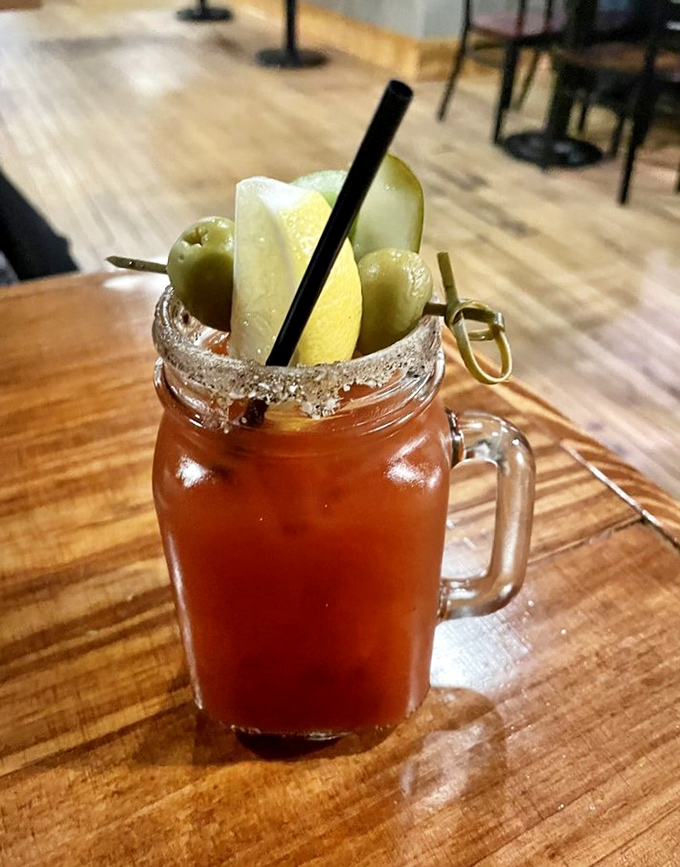 This isn't just a Bloody Mary&mdash;it's a meal in a glass with enough garnishes to count as your daily vegetable intake. Sunday brunch never looked so good.