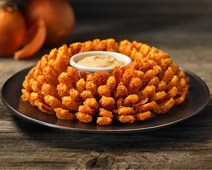 The legendary Bloomin' Onion&mdash;a golden-brown flower of crispy petals that's sparked more dinner table joy than most conversation topics ever could.