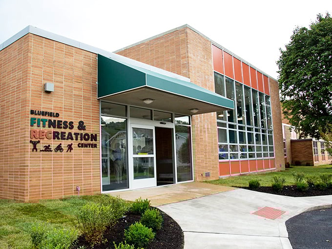 The Fitness & Recreation Center offers modern amenities without the monthly membership fees that require a financial advisor's consultation.