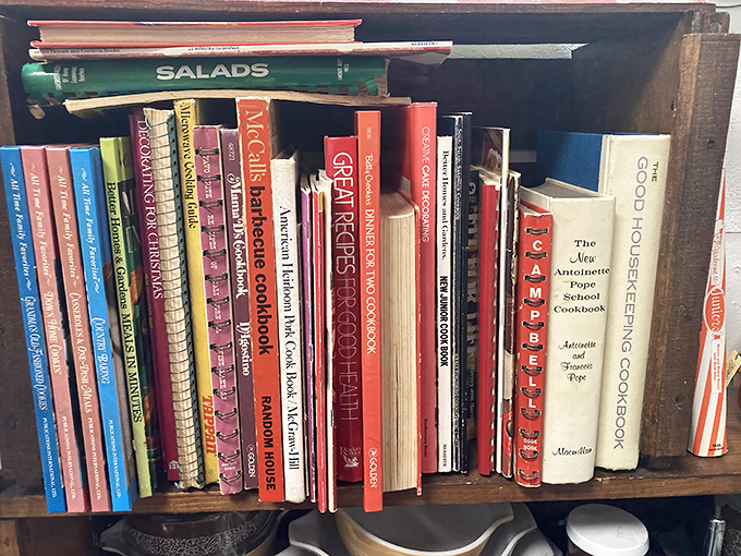 Community cookbooks: where "Jell-O with suspended fruit" was considered culinary innovation and marshmallows were a food group.