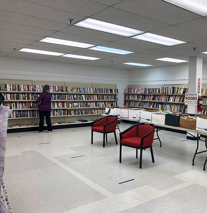 The book section rivals small libraries, offering literary escapes at prices that make bookworms do a double-take at the register.