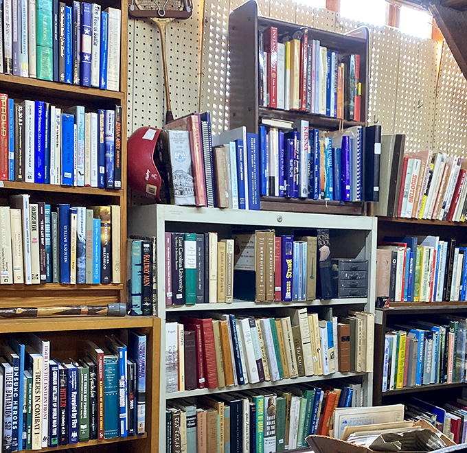 Literary treasures stacked floor to ceiling&mdash;each spine a doorway to another world, another time, another mind. The original virtual reality.