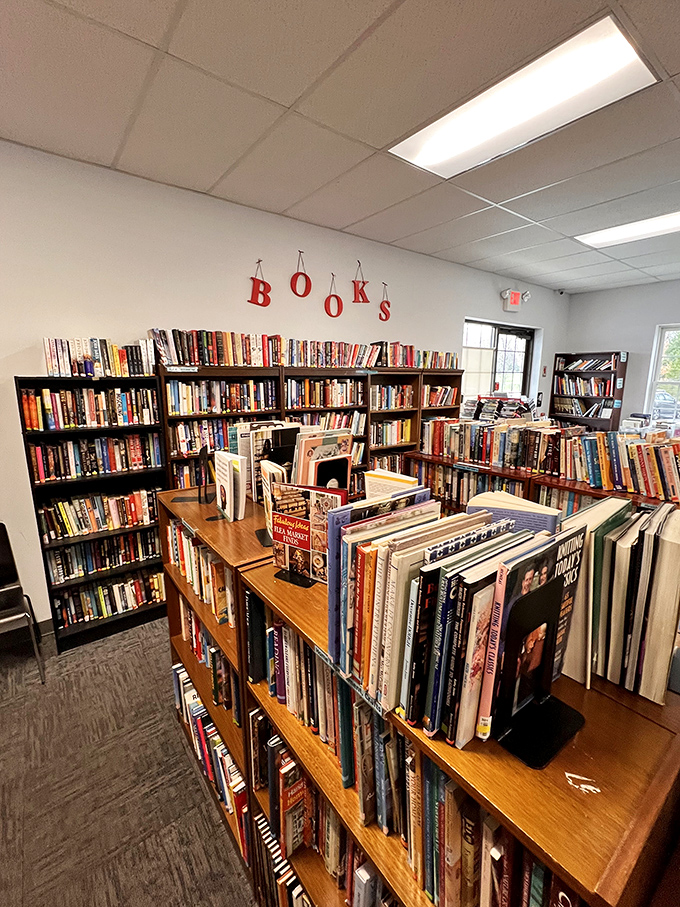 Bibliophiles beware: enter this book section with time to spare and shelf space at home to fill.