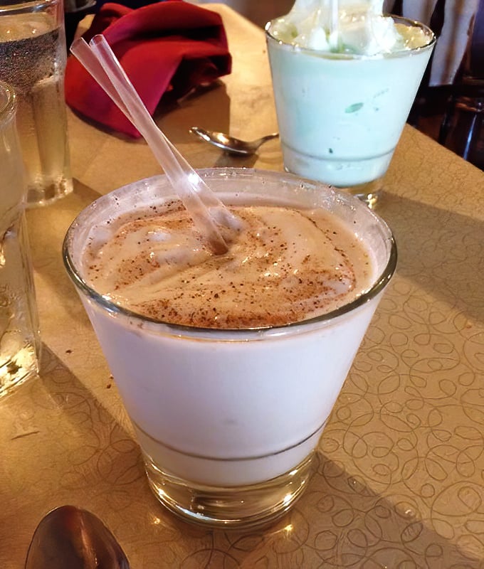 Wisconsin's unofficial state cocktail&mdash;the Brandy Alexander&mdash;creamy, nutmeg-dusted perfection that doubles as dessert in a glass.