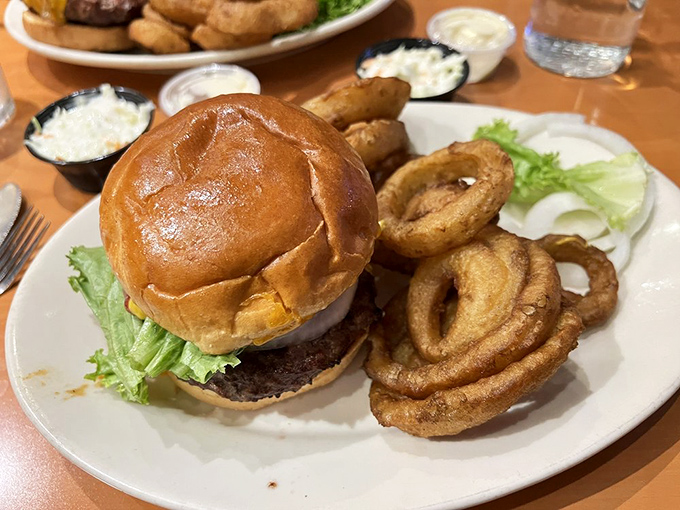 This burger doesn't need a fancy pedigree or artisanal backstory&mdash;it just needs your full attention and maybe an extra napkin or three.