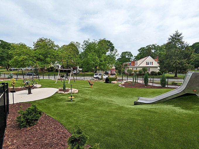 The Burlington Arboretum offers families a green playground where childhood memories take root alongside carefully tended gardens and simple pleasures.