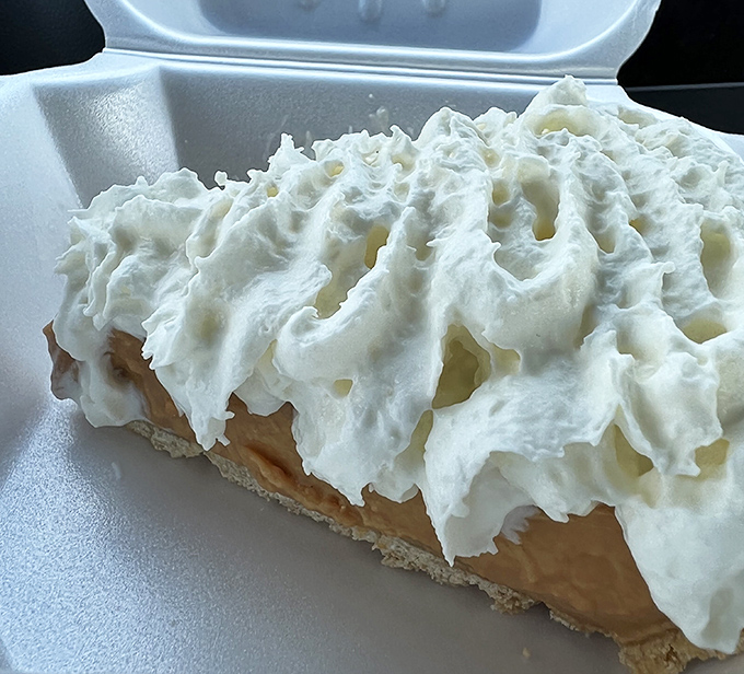 A slice of butterscotch pie that makes time stand still&mdash;the kind of dessert that demands you put your phone down and live in the moment.