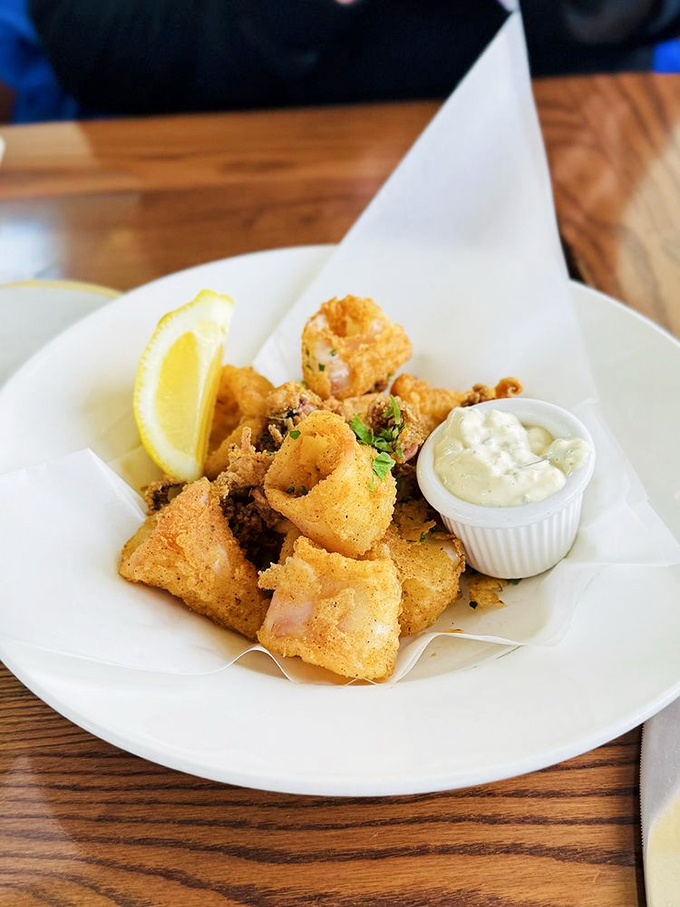 Golden-fried calamari that crackles with each bite&mdash;the seafood equivalent of potato chips, but infinitely more sophisticated.
