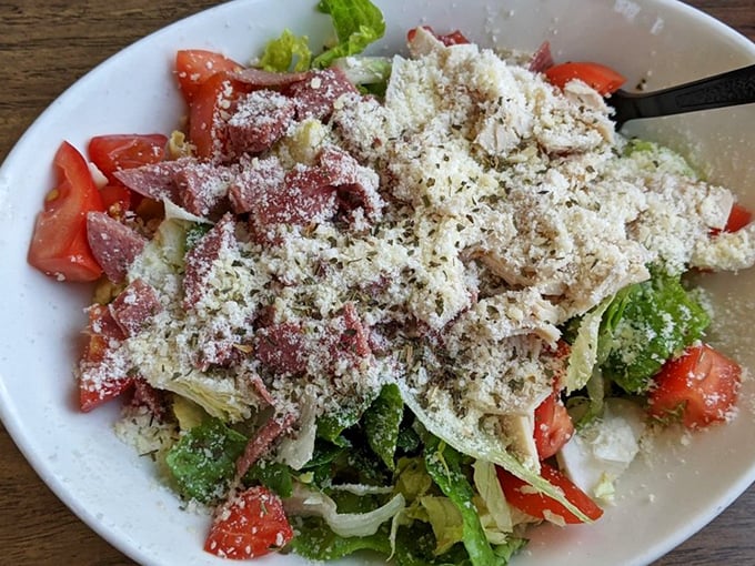 A California chopped salad that somehow makes vegetables exciting &ndash; the Meryl Streep of side dishes.