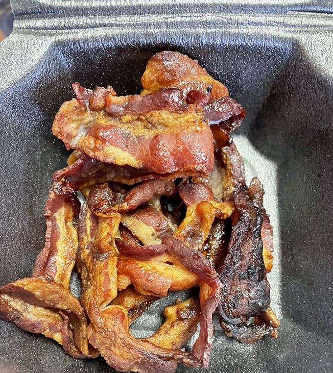 Candied bacon that bridges the gap between breakfast and dessert. Sweet, savory, and utterly irresistible&mdash;proof that even the simplest dishes can achieve cult status.