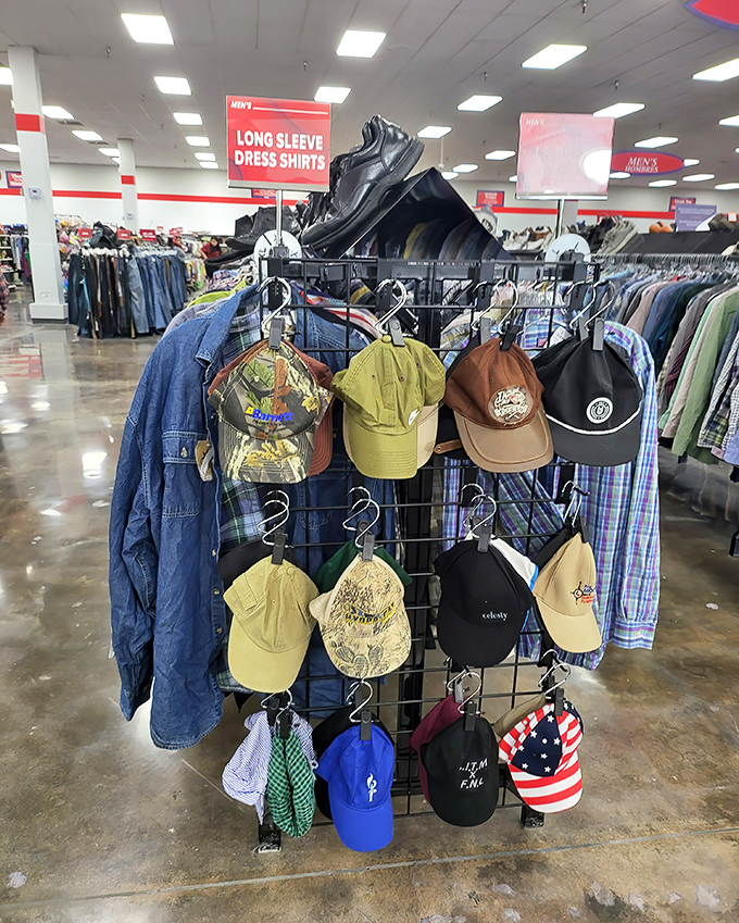 Hat trick! These caps tell stories of fishing trips, baseball games, and patriotic celebrations&mdash;all for less than the price of stadium parking.