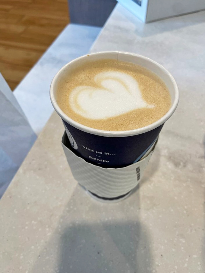 Coffee art that says "Good morning" better than words ever could. In a world of rushed caffeine fixes, this latte invites you to slow down.