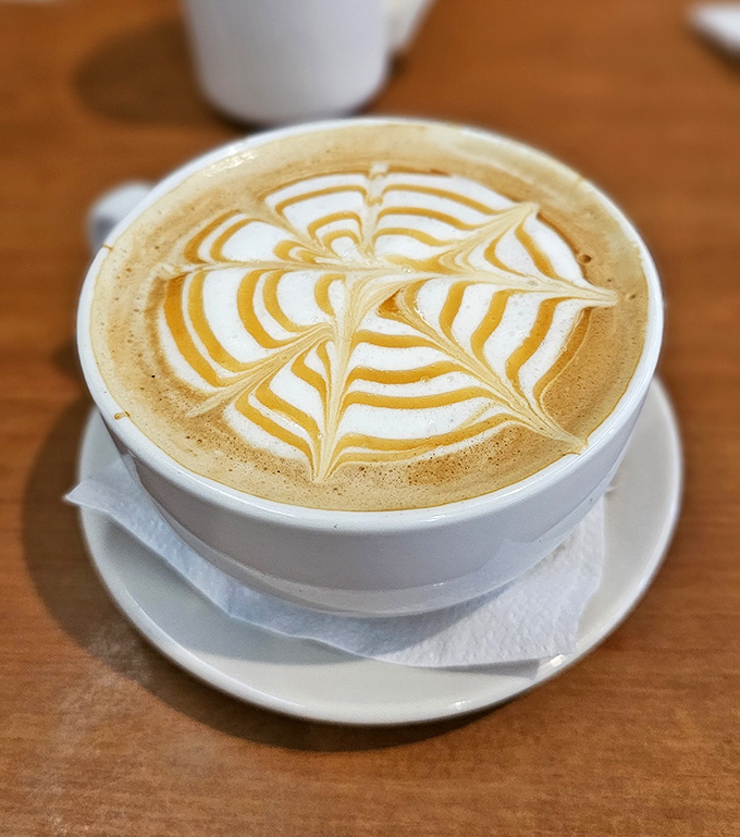 This isn't just coffee&mdash;it's caffeinated artwork. The kind of morning companion that makes you temporarily forgive New Jersey traffic.