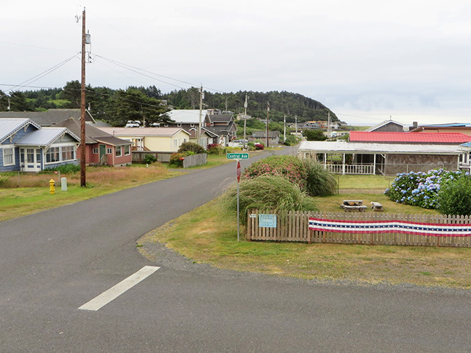 Central Avenue stretches toward the horizon, where modest homes with character whisper stories of coastal living that no luxury condo could ever tell.