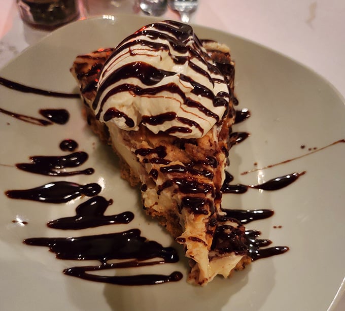 That cheesecake slice could double as a doorstop, but you'll want to eat it instead, trust me.