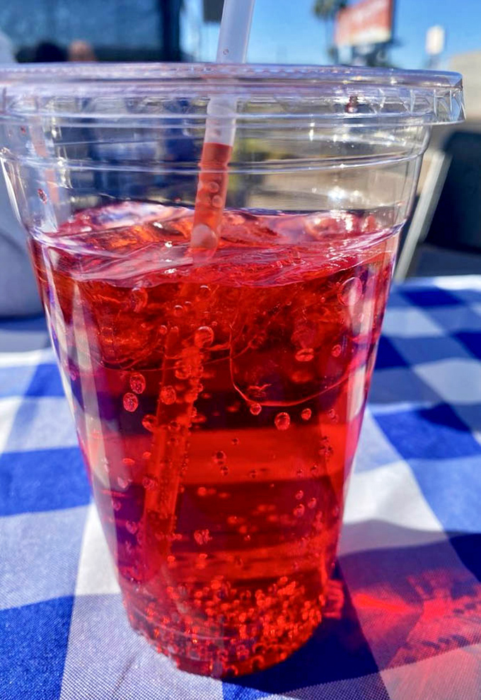 Even the cherry soda feels special here&mdash;a ruby-red companion that cuts through the richness of your meal perfectly.