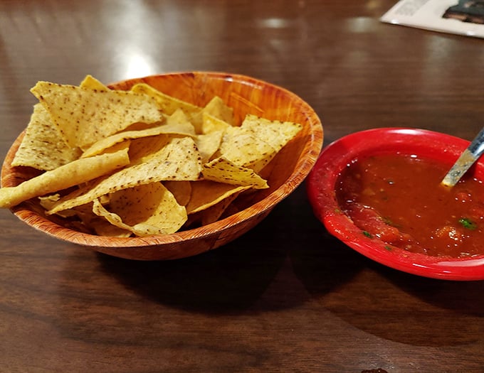 Chips and salsa: the opening act that could easily steal the show. The perfect balance of crunch and spice.