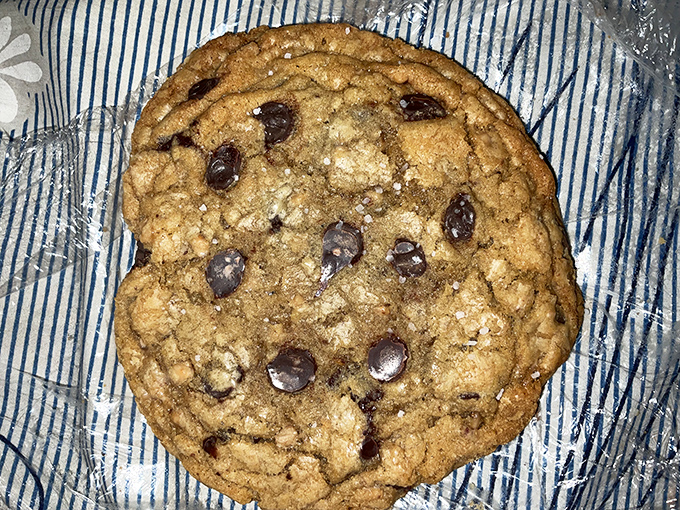 A chocolate chip cookie that would make your grandmother both proud and jealous. The perfect sweet ending to a savory feast.