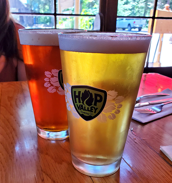 Fresh-pressed cider that tastes like autumn decided to become a beverage.