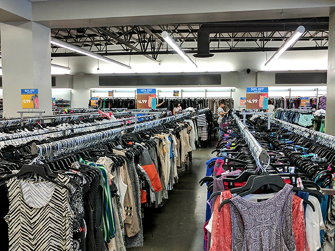 Fashion archaeology at its finest. Rack after rack of possibilities where vintage treasures hide among last season's mall brands.