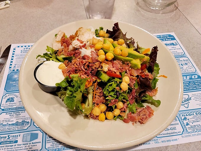 A Cobb salad that actually makes eating vegetables feel like cheating. This beautiful arrangement of bacon and avocado is technically a salad, but spiritually a feast.