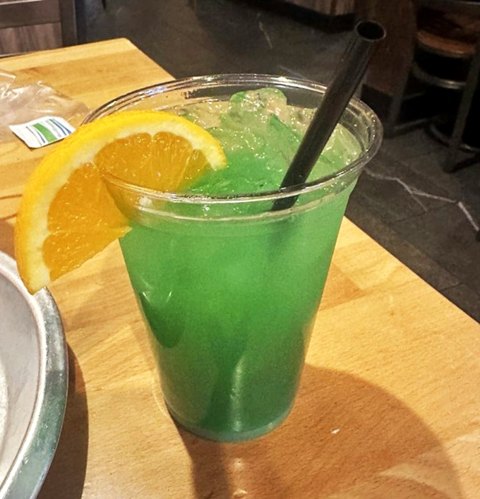 That electric blue cocktail isn't just a drink, it's a vacation in a glass. No passport required.