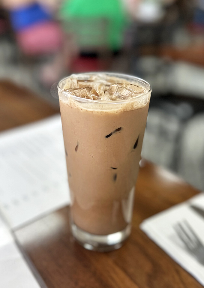 The iced coffee stands ready for duty&mdash;the faithful companion to your pastry adventure, like Robin to your Batman of breakfast choices.