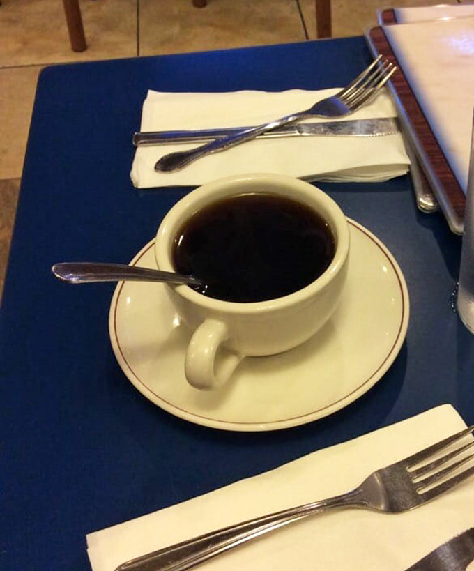 The humble coffee cup&mdash;filled with liquid ambition that fuels New Jersey's dreams one refill at a time.