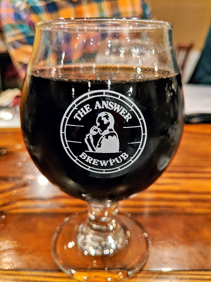 Not just a Vietnamese restaurant&mdash;Mekong doubles as a serious beer destination. This dark brew looks like it has stories to tell.