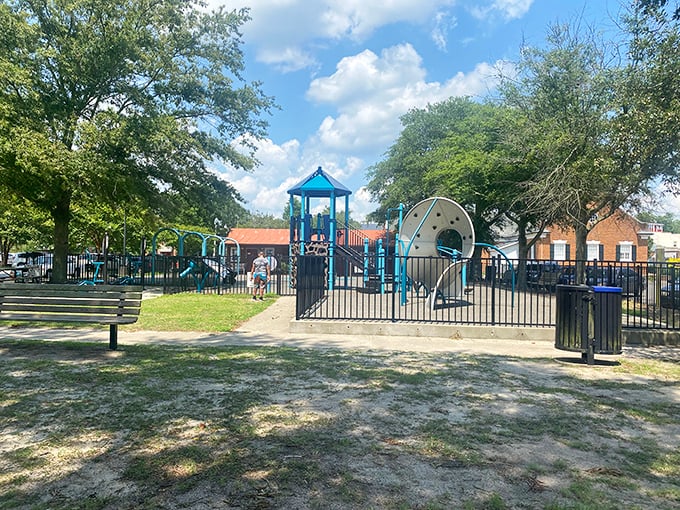 Colonial Waterfront Park's wooden walkways invite you to slow down and remember when "scrolling" meant actually moving your feet. Water views better than any screen saver.