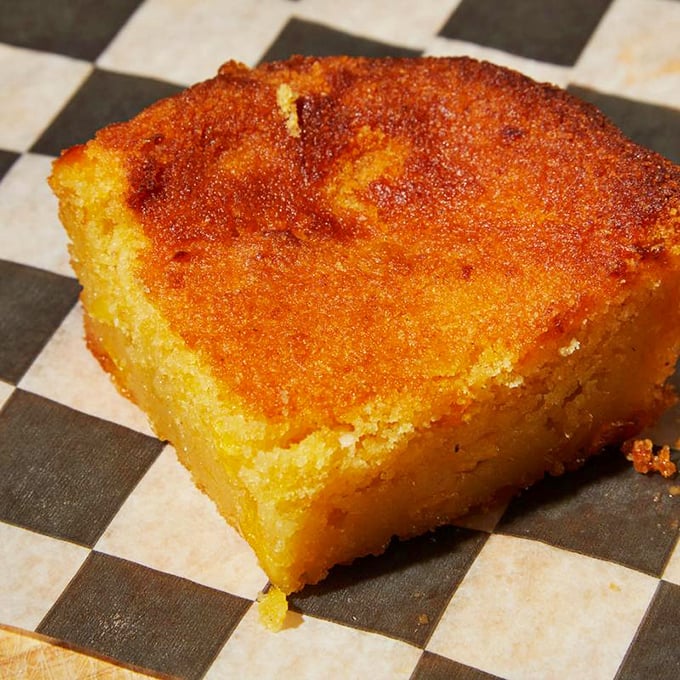 Cornbread with that golden crust that makes you want to break all your low-carb promises. One bite and you'll understand why it deserves its own photo.