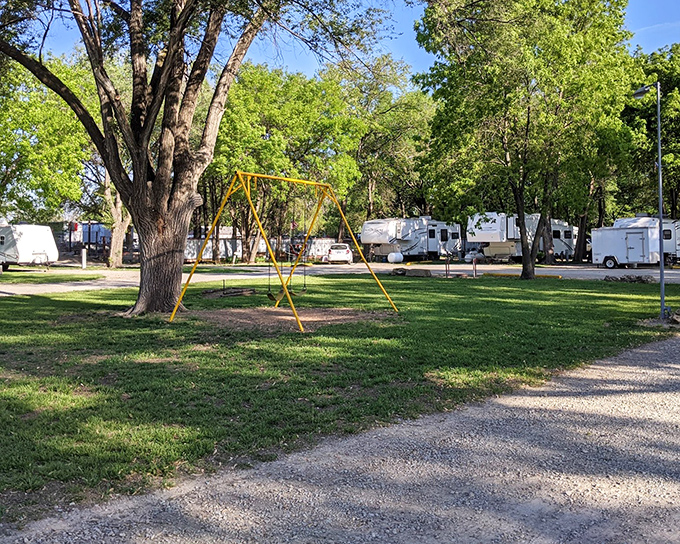 RV paradise where neighbors wave and children play. The only "surge pricing" here is when the ice cream truck arrives on a hot summer afternoon.