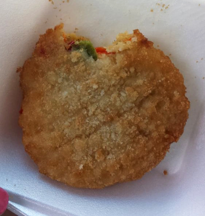 Not just any crab cake&mdash;a crispy Eastern European interpretation that would make Maryland jealous. One bite and you're hooked for life.