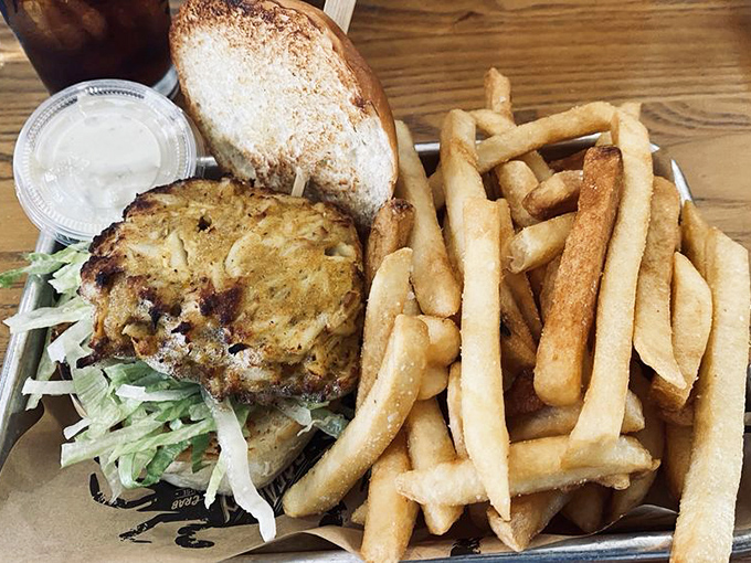 This towering testament to Maryland seafood could double as a delicious architectural marvel.