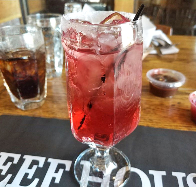 This isn't just a cranberry margarita&mdash;it's liquid ruby that makes Tuesday feel like Saturday. Refreshing doesn't begin to cover it.