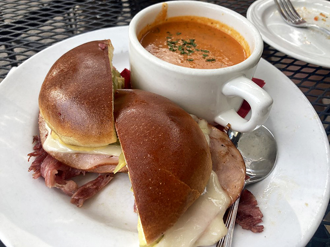 The Cuban sandwich and tomato soup combo&mdash;proof that some partnerships are simply meant to be, like Astaire and Rogers.