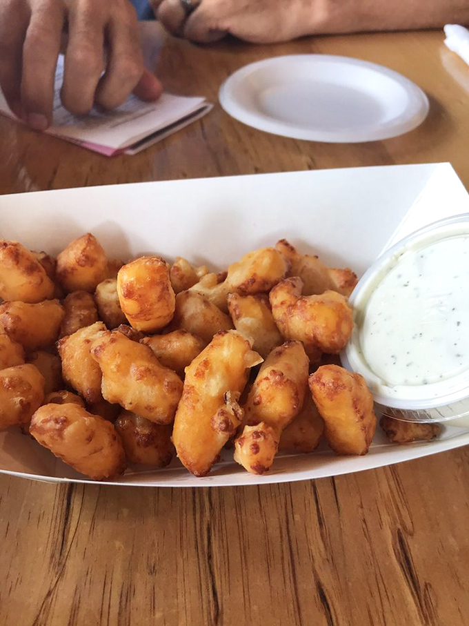 Wisconsin's unofficial state food: cheese curds that squeak with every bite, golden-fried and waiting to be dunked in ranch.