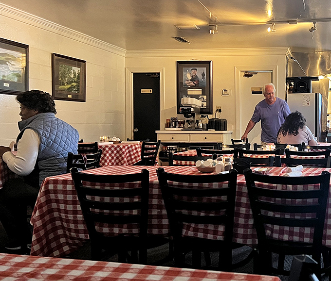 Where the magic happens. The dining room may be modest, but the conversations and memories created here are anything but.